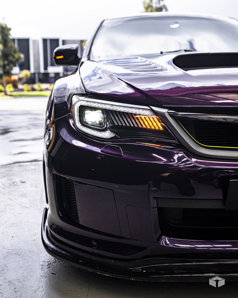 SEQUENTIAL LED HEADLIGHTS : 2008-2014 SUBARU IMPREZA G3 / WRX / STI ...