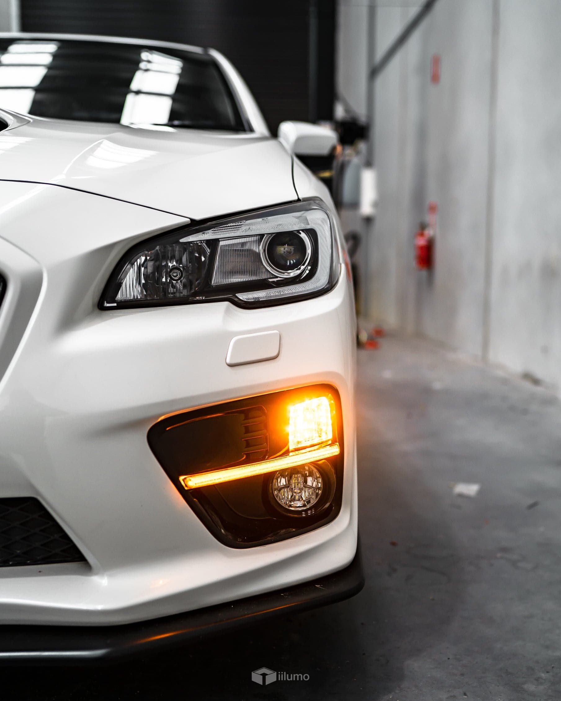 DAYTIME RUNNING LIGHT SEQUENTIAL FOG LIGHT BEZELS 2014 2017 SUBARU iilumo